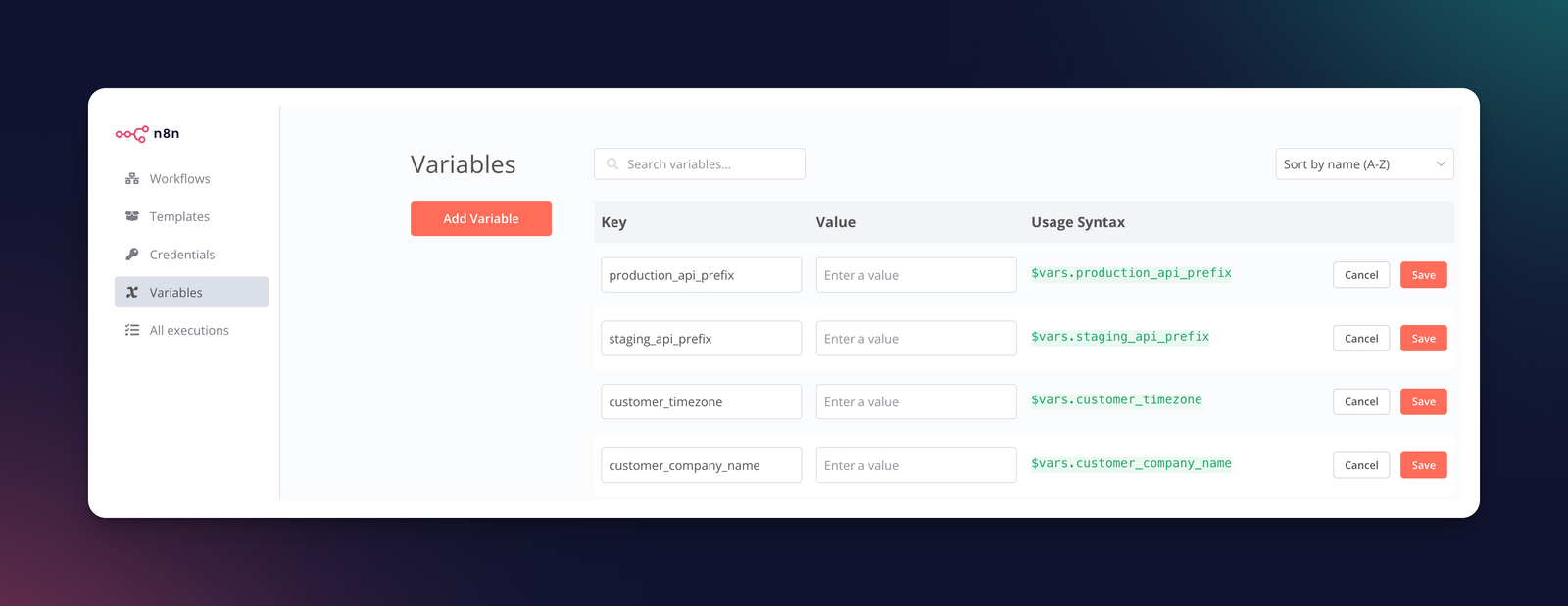 Introducing Execution Search and Global Variables: New Features to Streamline Your n8n Workflows ...