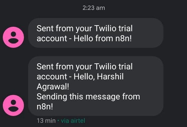 Sending SMS the Low-Code Way with Airtable, Twilio Programmable SMS, and n8n 📱 – n8n Blog