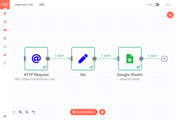 Import JSON to Google Sheets: Step-by-Step Tutorial – n8n Blog