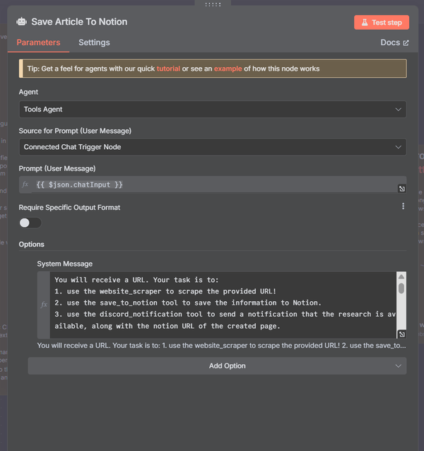 How To Build Your First AI Agent (+Free Workflow Template) – n8n Blog